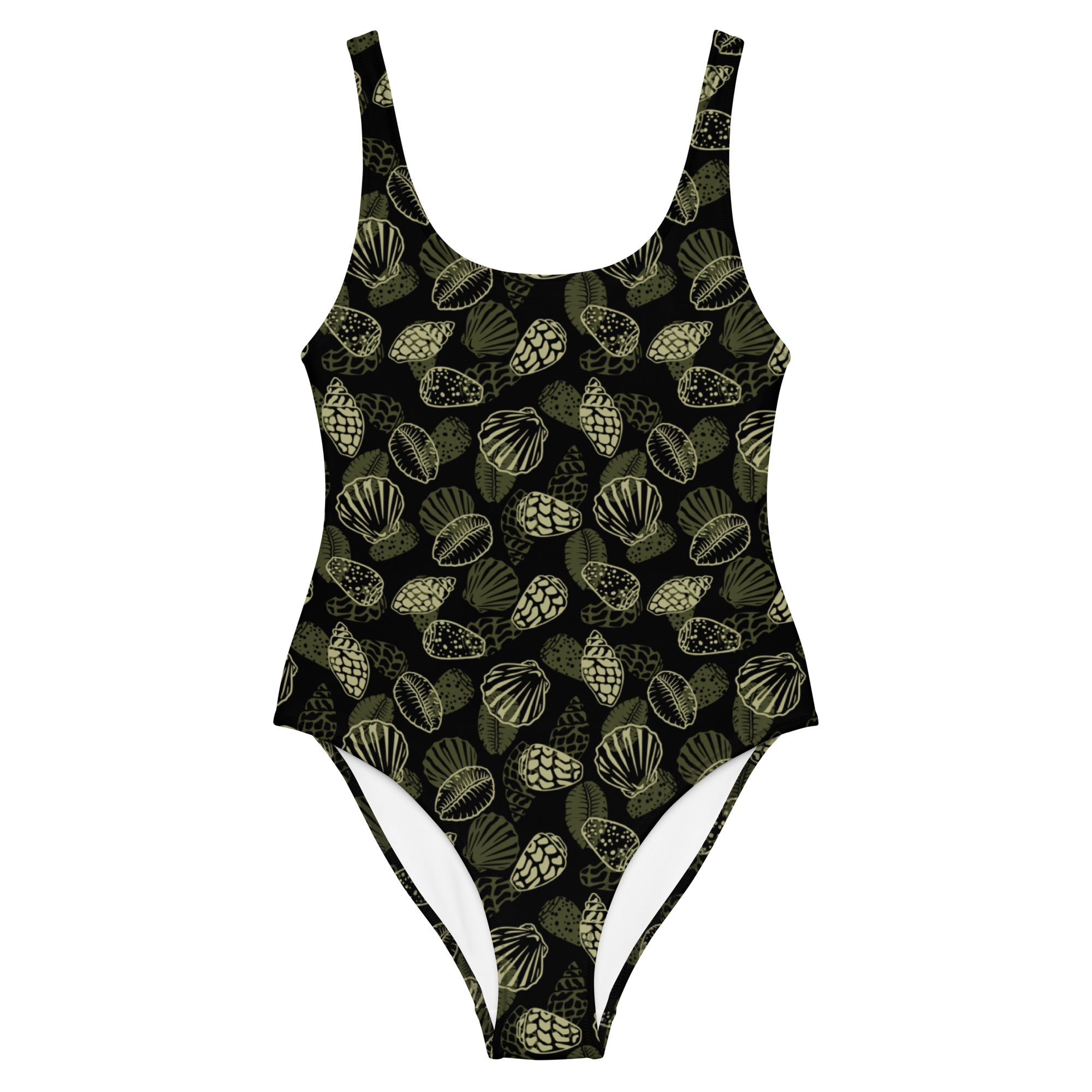 Black Seashell One-Piece – Kaimahie Creatives