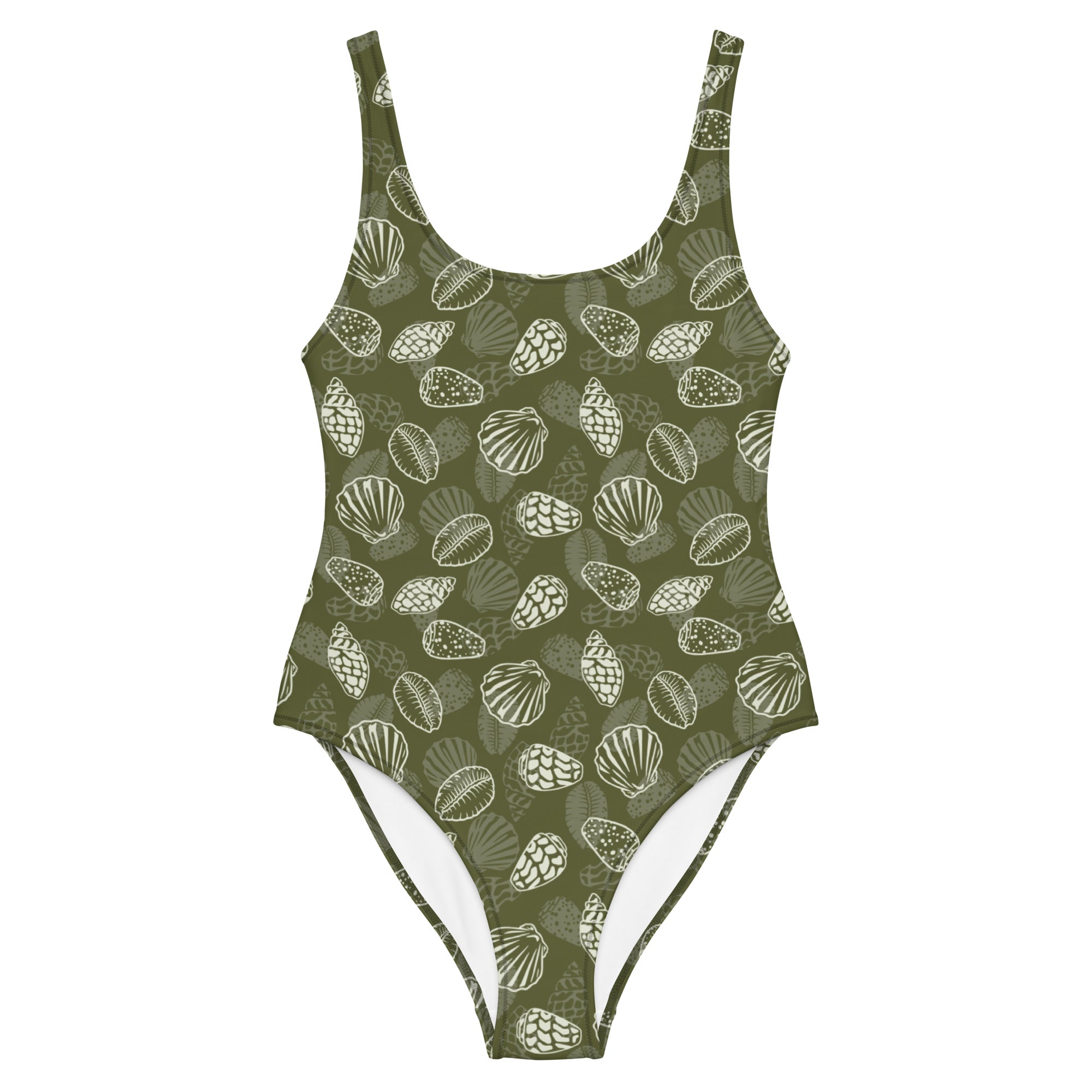 Green Seashell One-Piece – Kaimahie Creatives